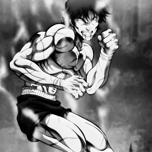Набор стикеров «Fighter Baki icons :» для Telegram бесплатно и без ...